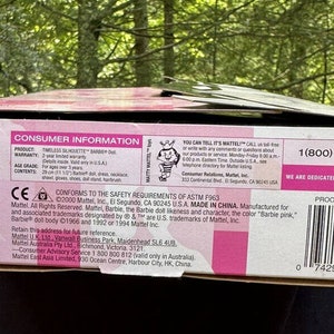 New 2000 Barbie Timeless Silhouette Doll Vintage Reproduction Barbie ...