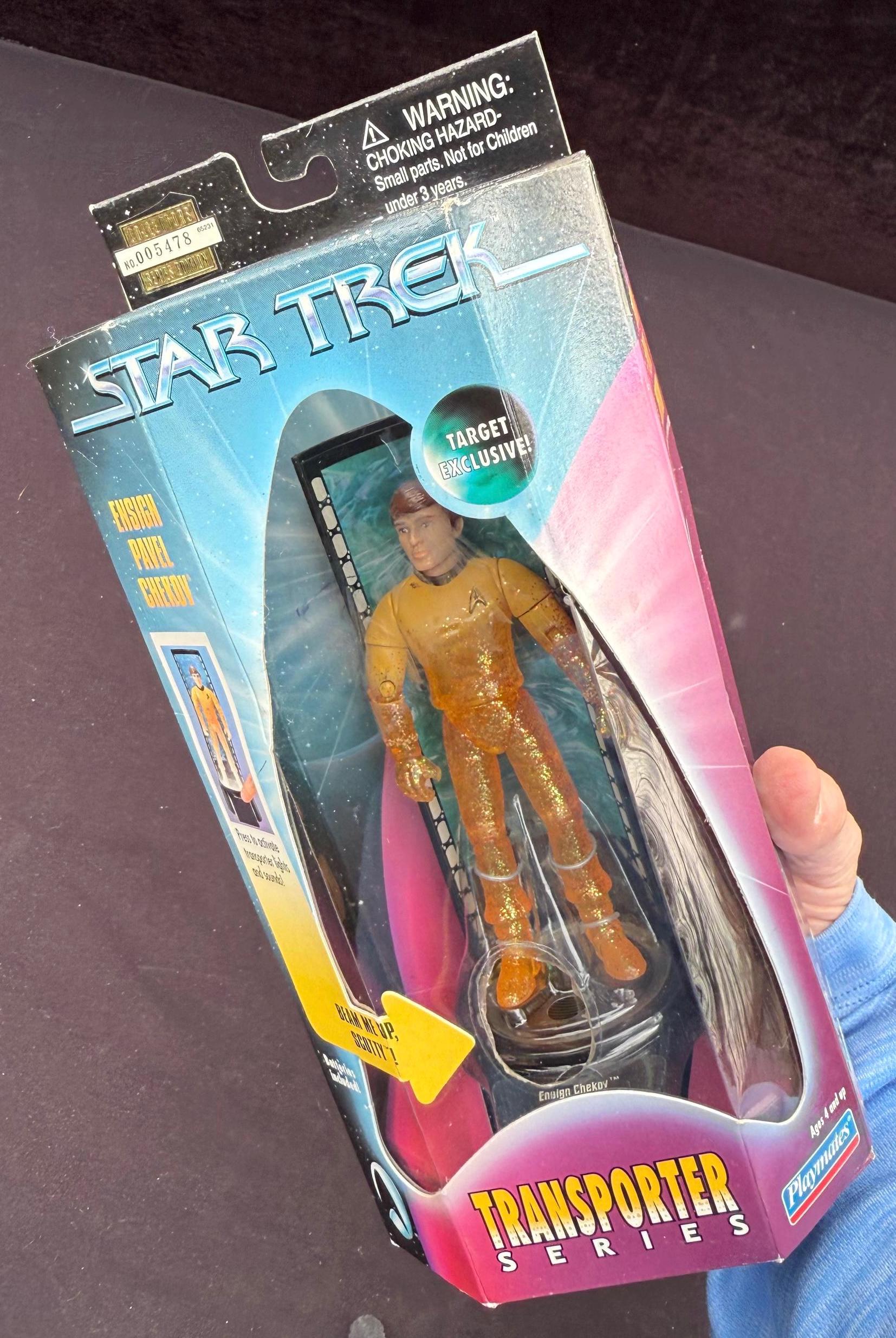 New Vintage 1990’s STAR TREK SULU Transporter Series Action Figure ...