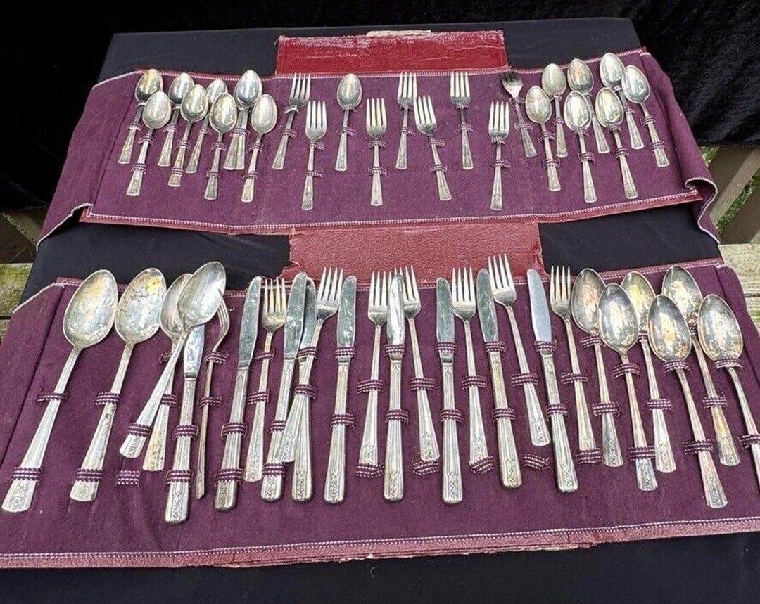 1941 Wm. Rogers Mfg Co Original Rogers Silverplate Sectional Louisiana ...