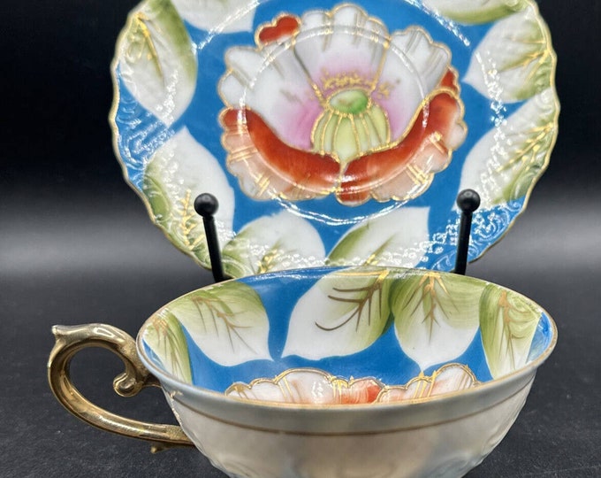 Vintage Trimont China Occupied Japan Cup & Saucer Gorgeous! Amazing ...