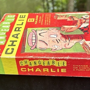 1950s Halsam Changeable Charlie Puzzle Game 4,194,304 Different Faces ...