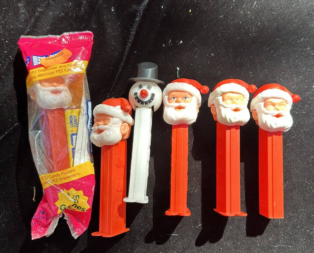 Vintage Santa Claus Pez Candy Dispensers Lot of 6 -S1LO - Etsy