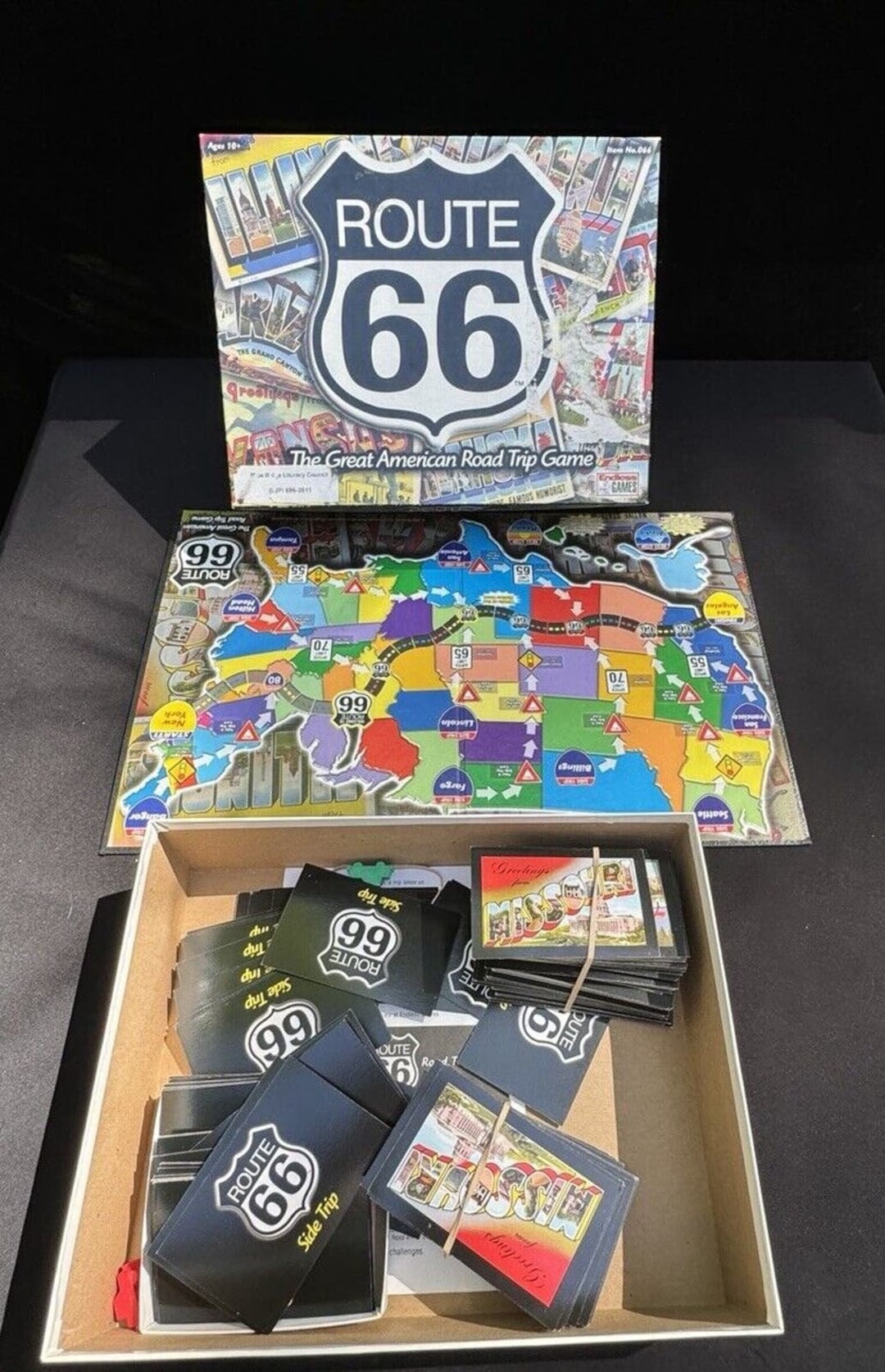 Route 66 Board Game the Great American Road Trip Game 066 2002 Endless ...
