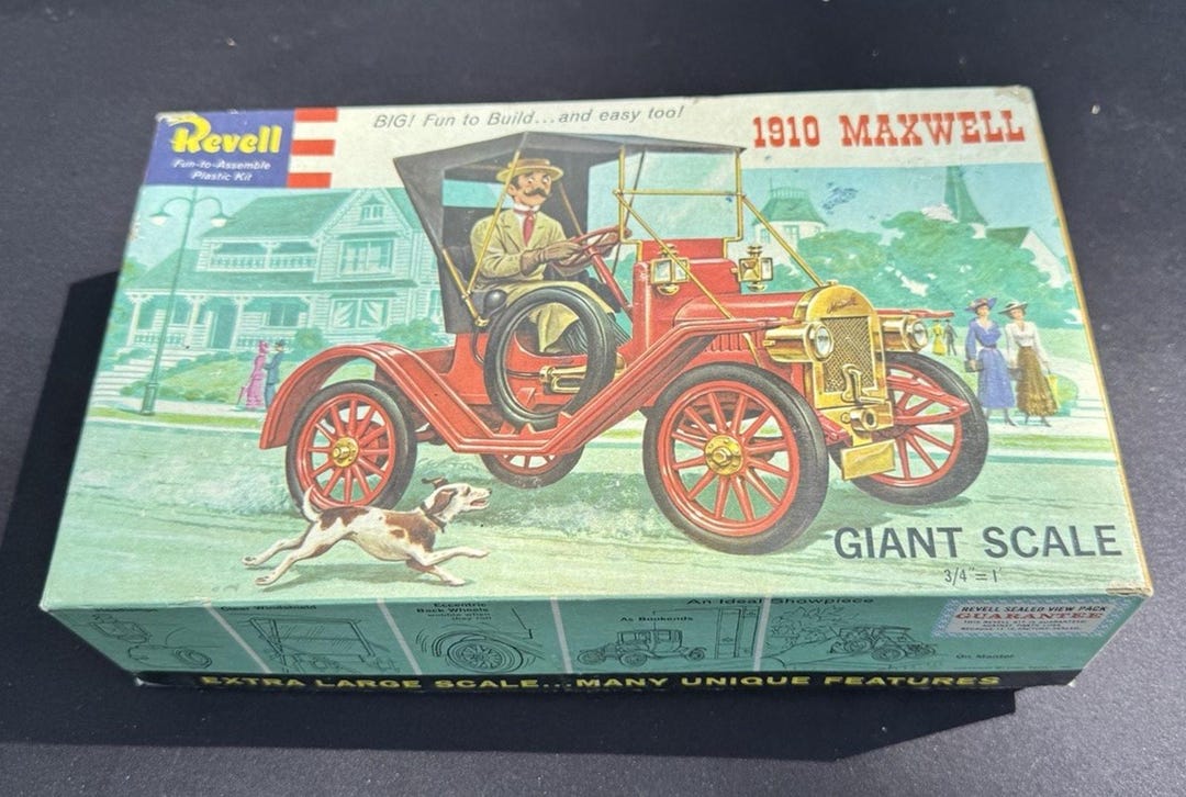 Rare 1960’s Revell 1917 Model 'T' FORD COUPE GIANT Scale Model Kit - Etsy