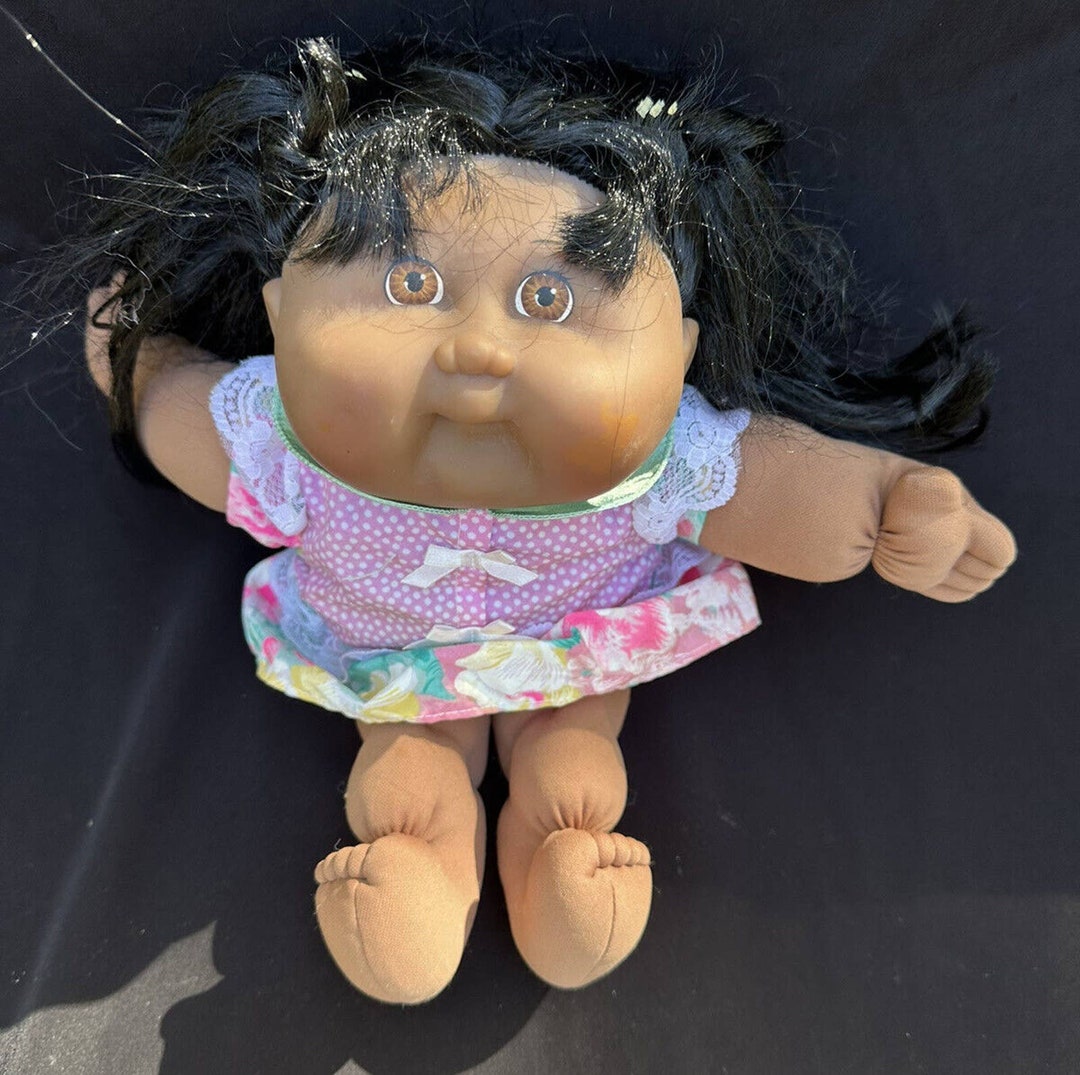 Cabbage Patch Kid Vintage Mattel Signed Rare Hard 1995 Brown Skin Nice ...