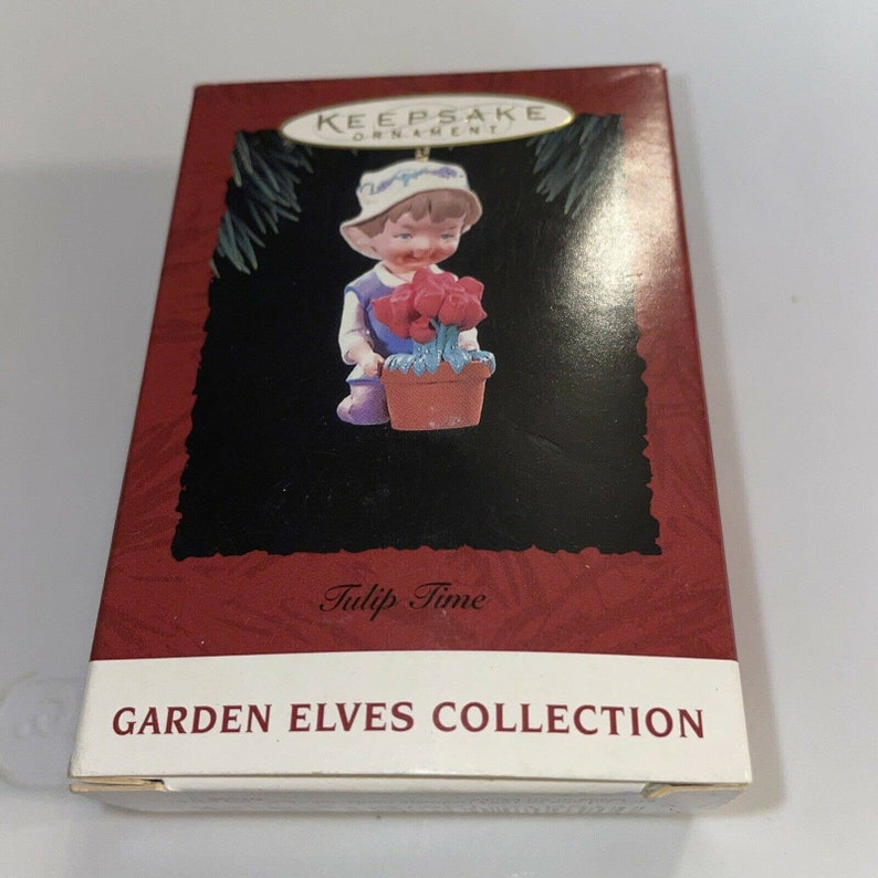 NEW! Mint Tulip Time 1994 the Garden Elves Collection Hallmark ...