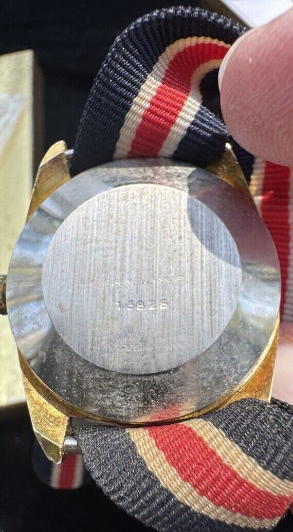 1970s DTC Spiro Agnew Swiss Political Cartoon Watch &… - Gem