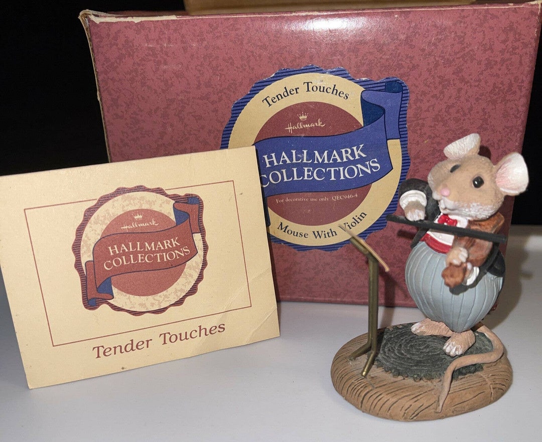 MINT! 1988 Hallmark Tender Touches Sounds of Joy Fill the Air Mouse ...