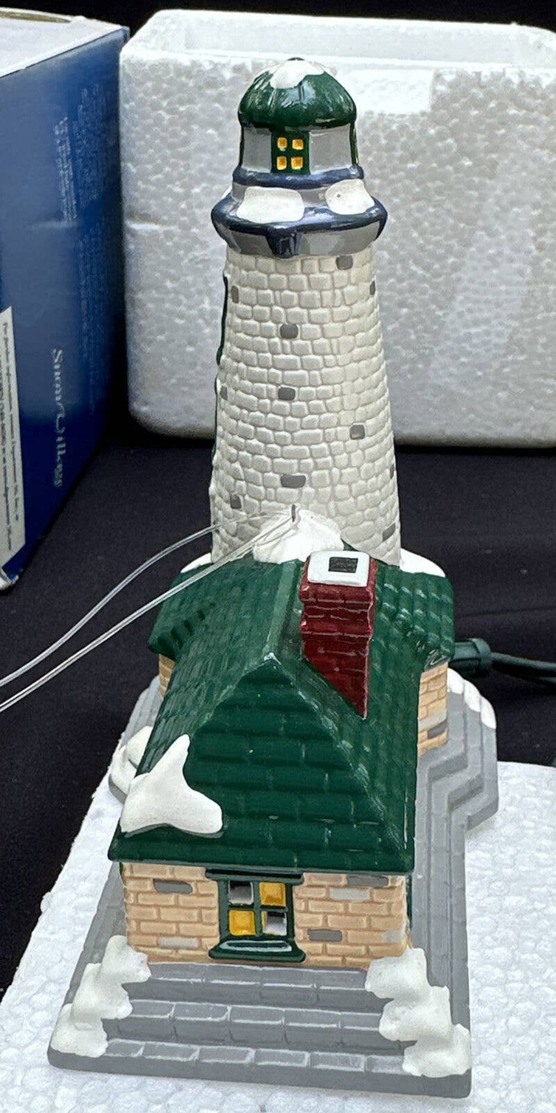 VTG Department 56 Lighthouse Snow Village Lighted Ornament 98635 ...