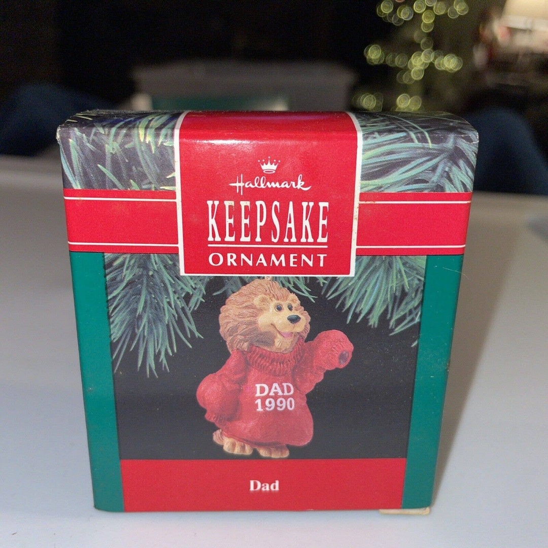 Brand NEW! Vintage 1990 DAD Hallmark Handcrafted Ornament GG - Etsy