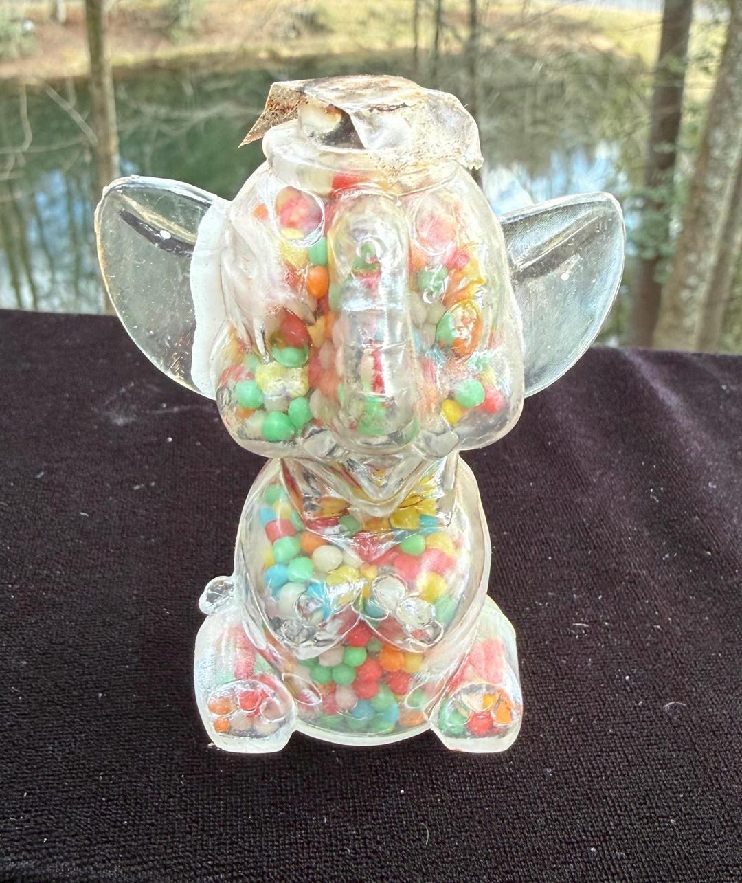 Vtg 1960’s Rosbro Rosen Elephant Candy Container Toy Plastic 1950s Rare ...