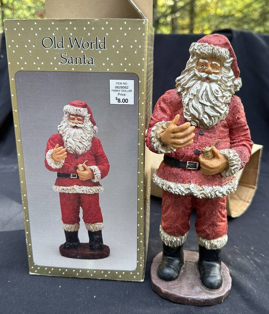 Vintage Old World Santa Resin Figure Father Christmas in Box 11 CH6 - Etsy