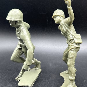 Vintage Louis Marx 6” & 5” WWII Army JUMBO Lot of 2 1960s Excellent ...
