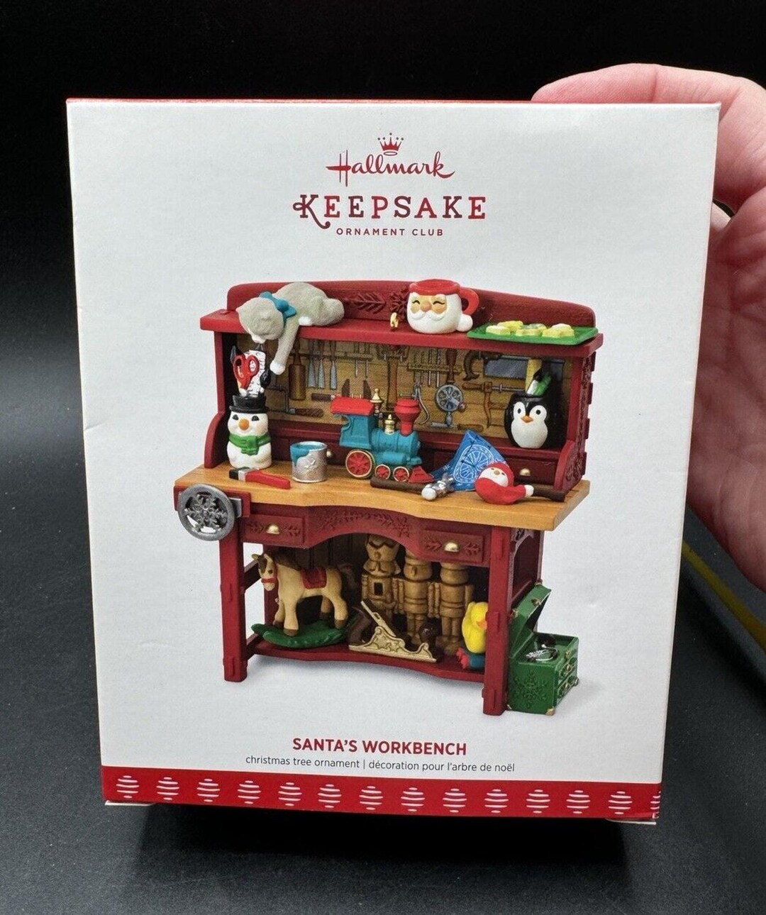 Hallmark Santa's Workbench Collectors Club Christmas Ornament Brand NEW ...