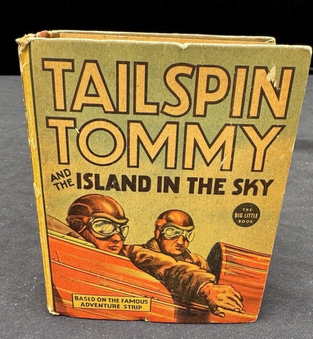 VINTAGE Tailspin Tommy and the Island in the Sky Big Little Book 1936 ...