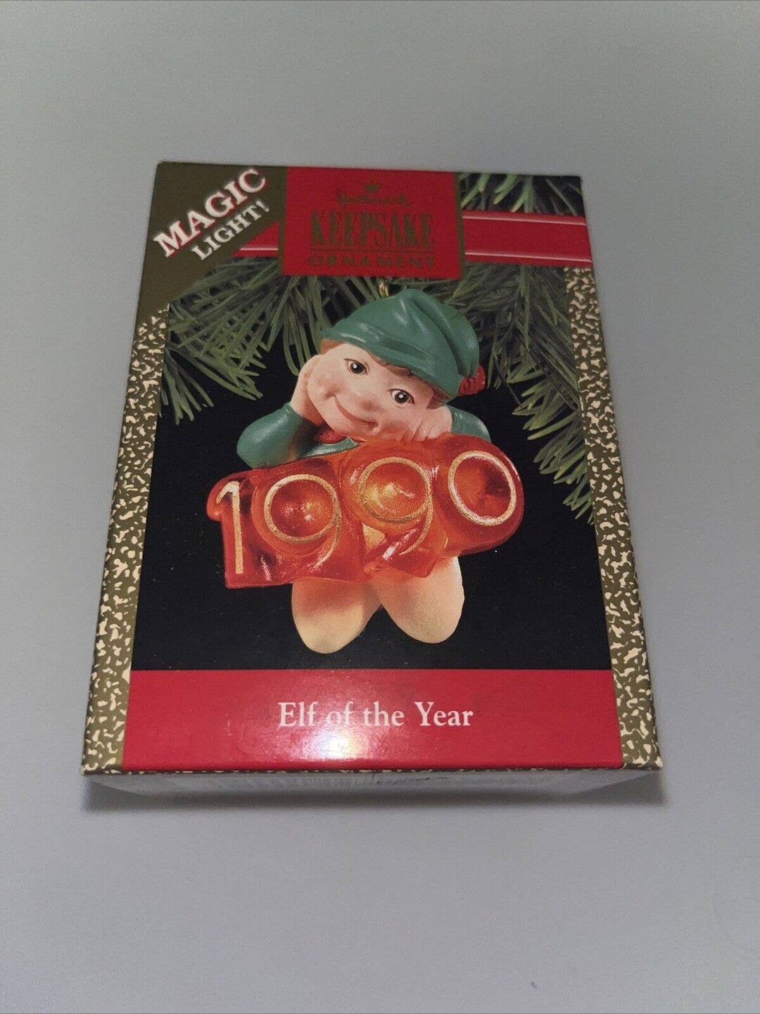 Brand NEW! Hallmark ELF of the Year 1990 VTG Keepsake Ornament Magic ...