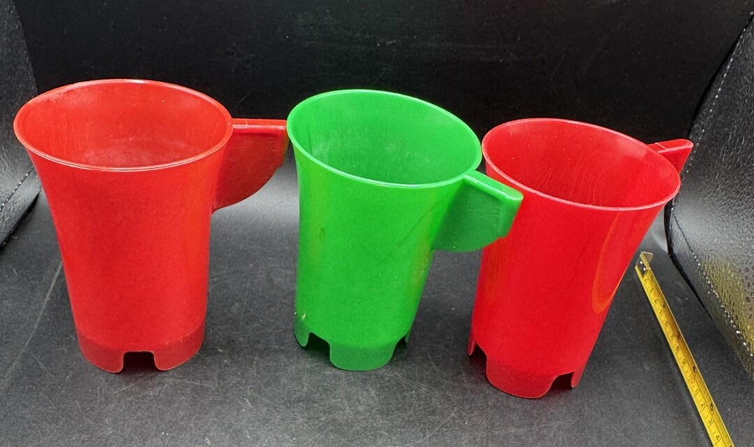 3 Vintage 1950’s Camping Camper JERYWIL Plastic Stacking Cups -TO12 - Etsy