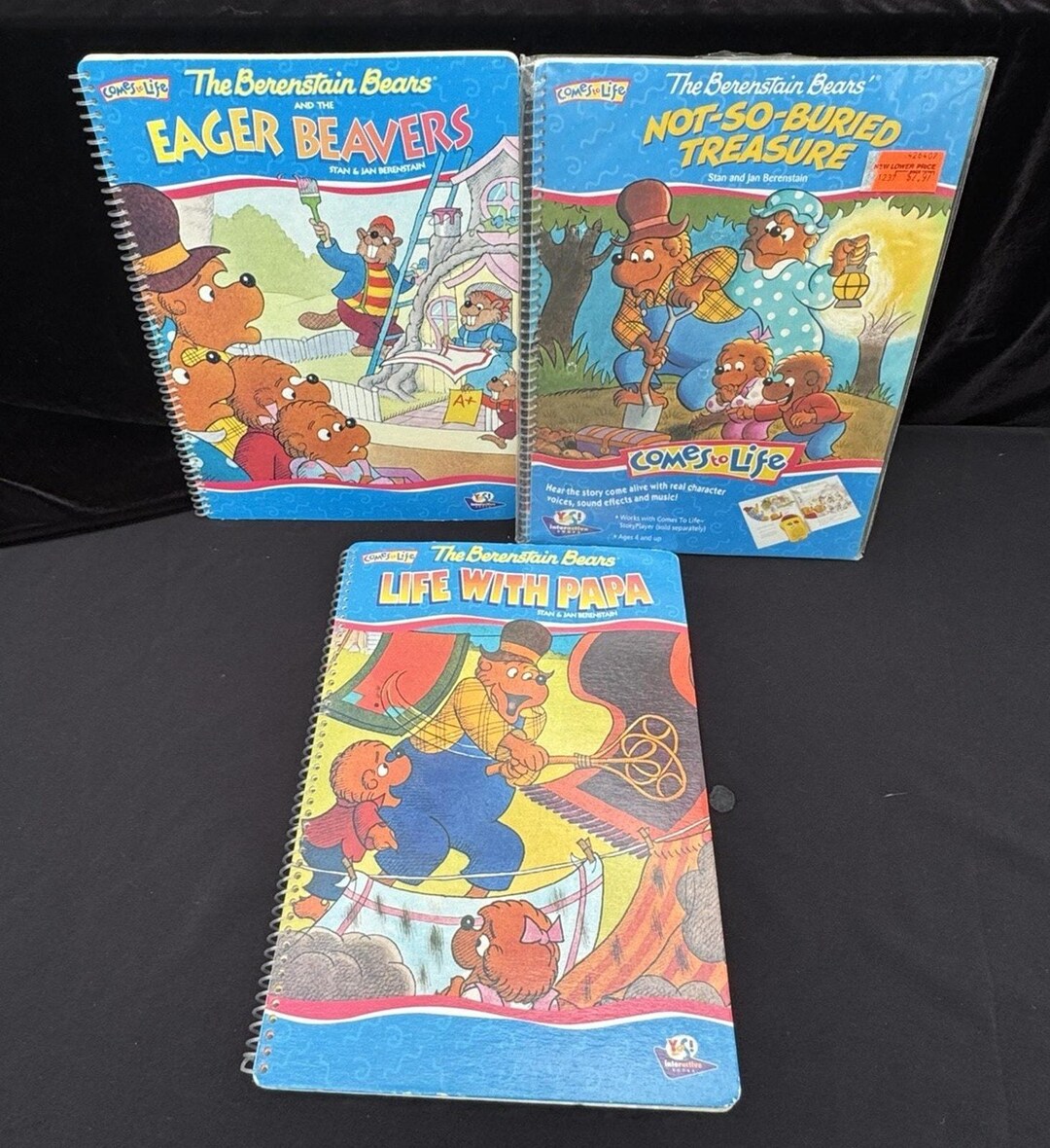 3 COLLECTION of Comes to Life Books by YES ENTERTAINMENT the Berenstain ...