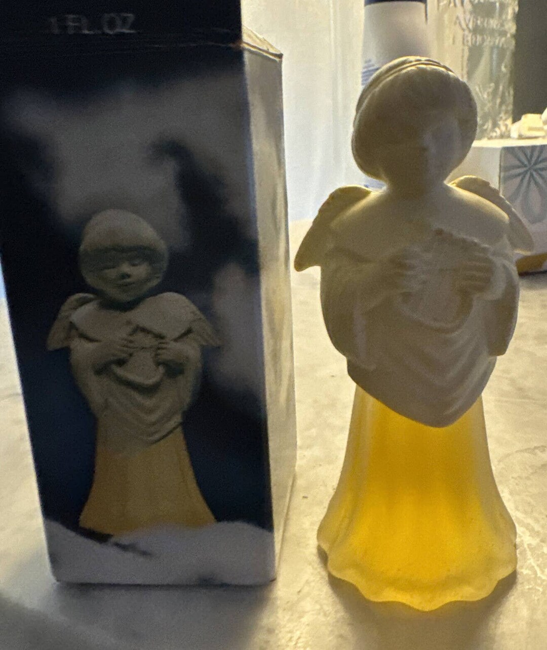 1970s Avon Angel Song With Lyre here's My - Etsy