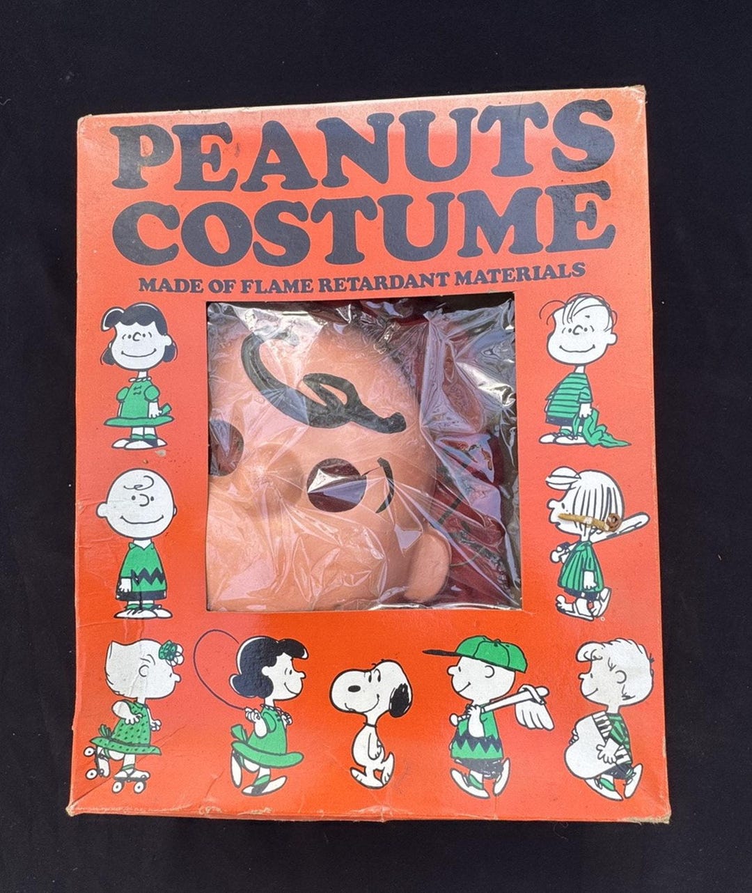 Rare VTG Charlie Brown Peanuts Costume Small by Bland Charnas Co. (1966 ...