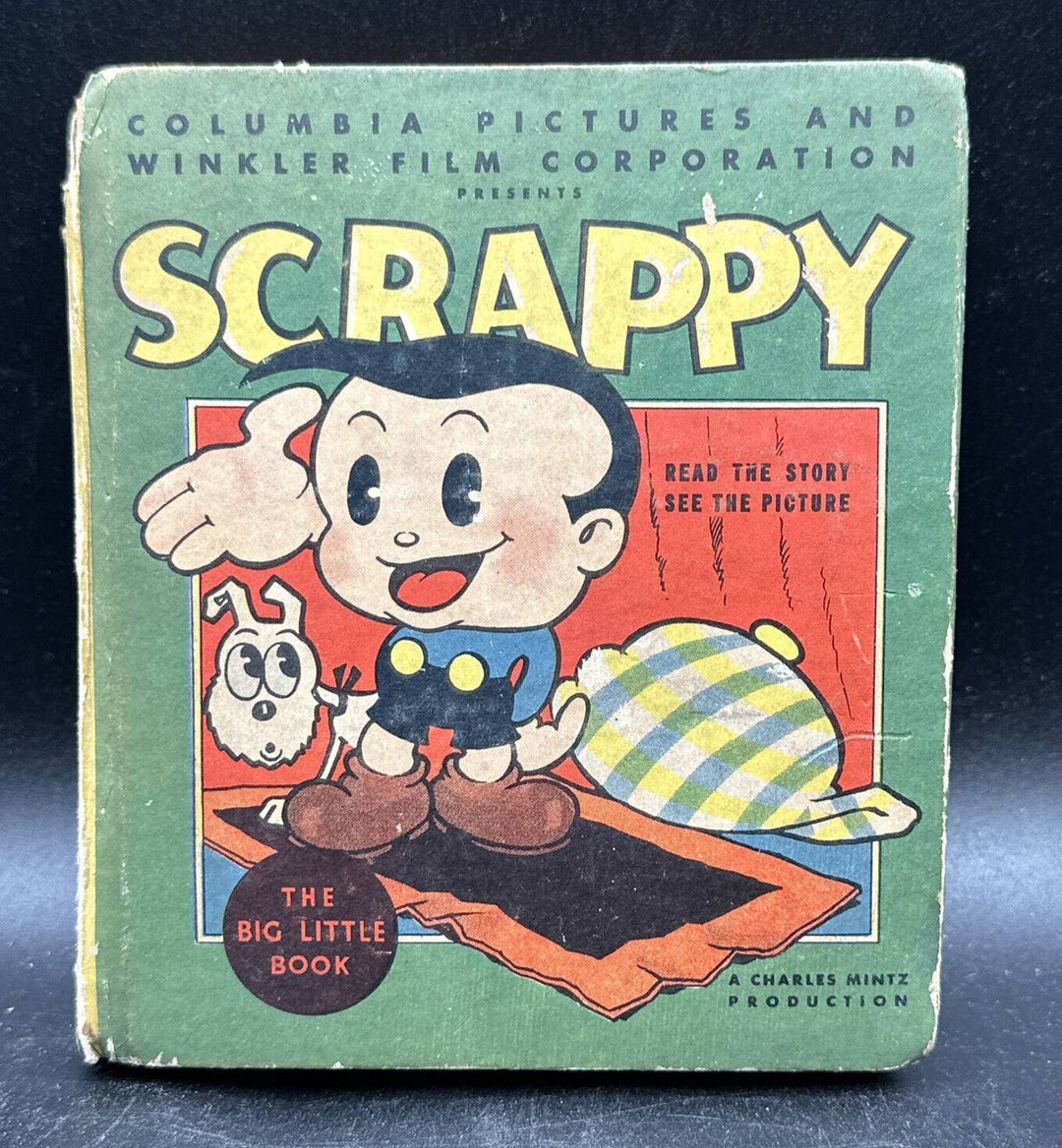 Scrappy#1122-1934-whitman-based on the Cartoon Series-hardback -big ...