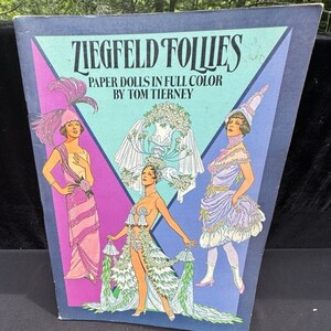 Dover Paper Dolls: Ziegfeld Follies Paper Dolls by Tom Tierney 1985 ...