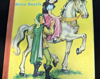 Vintage 1948 Walt Disney's Snow White and the Seven Dwarfs, A Little ...