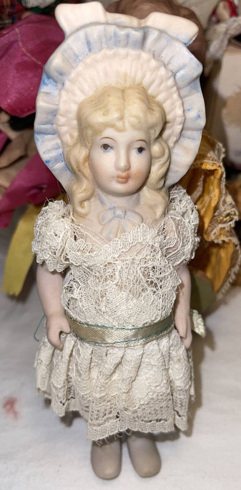 Antique Bisque English Doll Wood Handmade 6 Copyright - Etsy