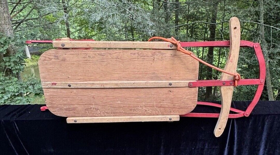 Flexible Flyer Snow Sled VTG Good Usable Condition 1970’s Heavy Duty ...