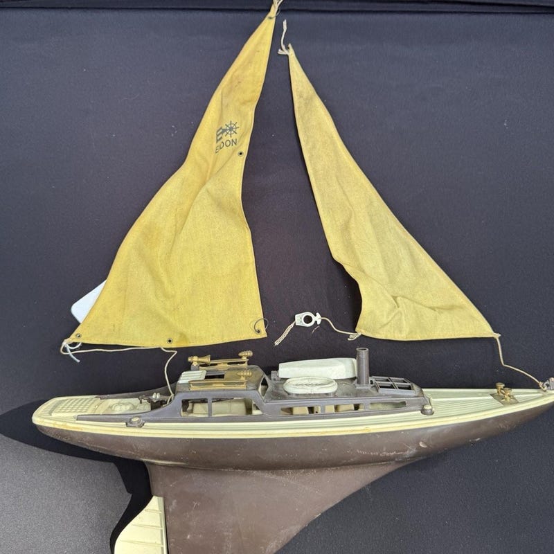 Toy Sailboat - Etsy