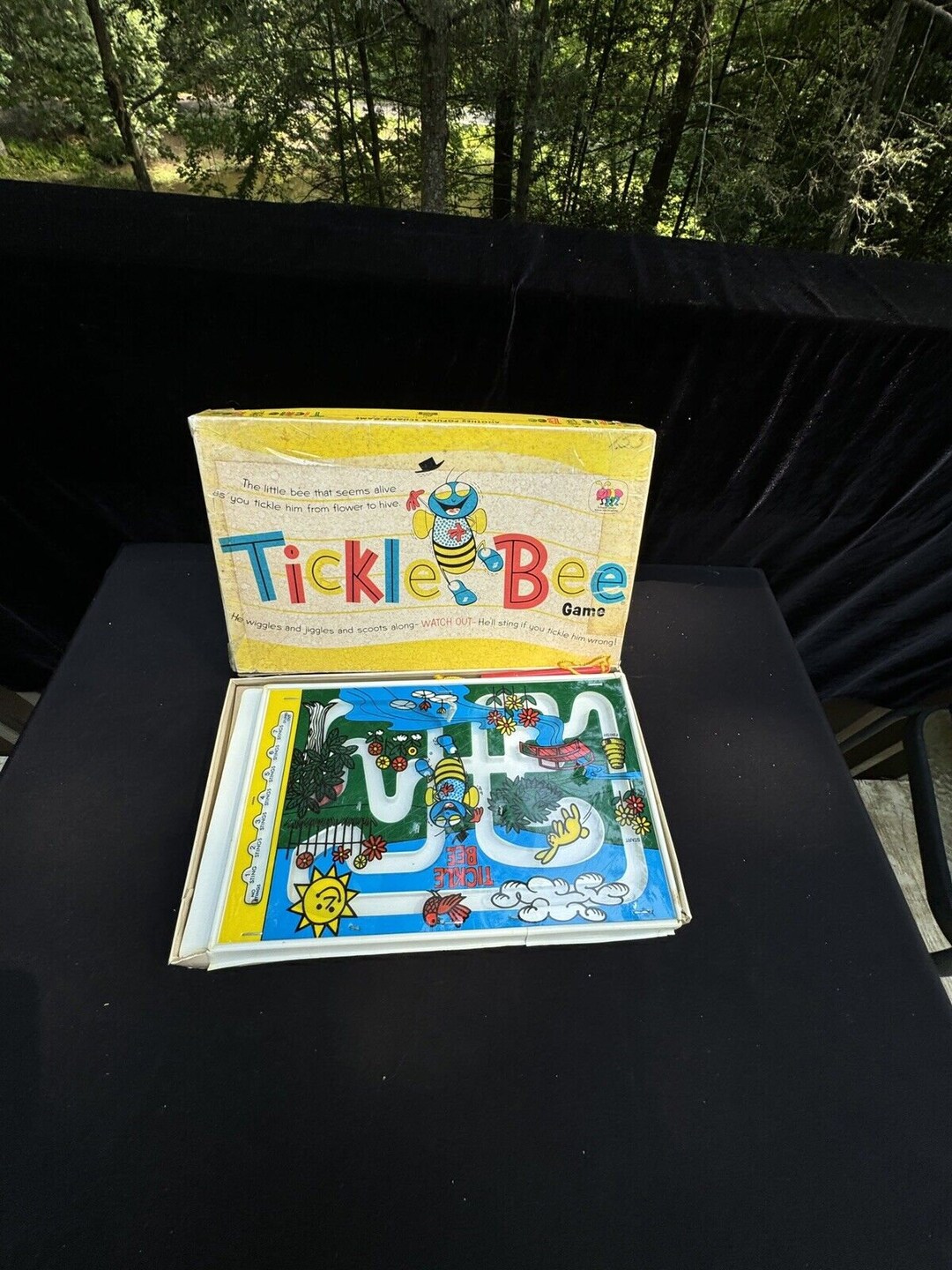 Vintage 1956 Tickle Bee Game Car Vacation Magnet Maze Game With Pen ...
