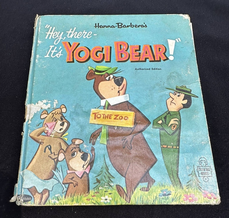 Hanna Barberas Hey There Its Yogi Bear 1964 Whitman - Etsy