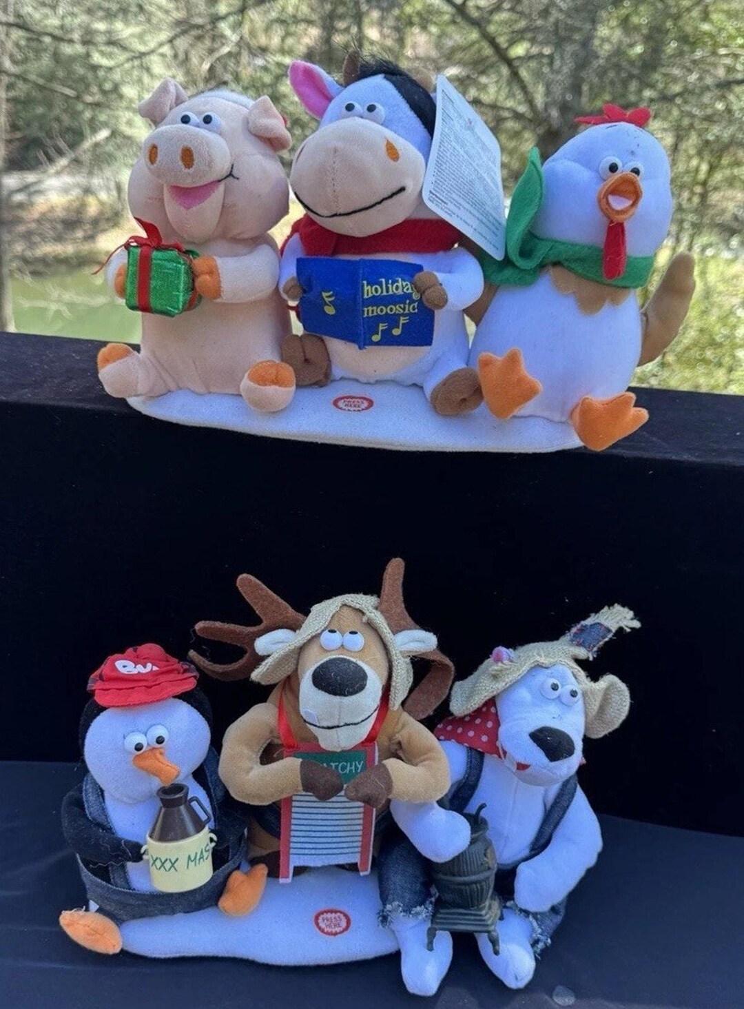 2 Holiday Hillbilly & Farm Animal Musical Trio Christmas Singing ...