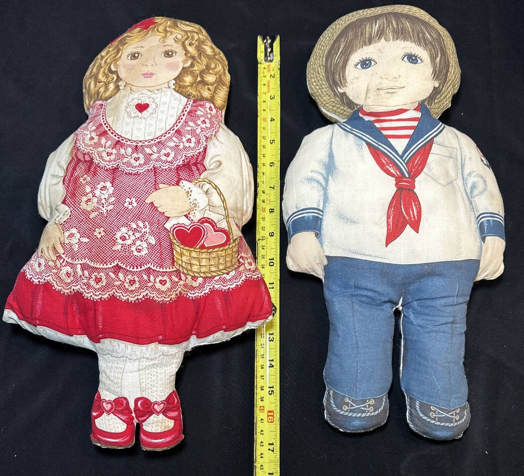 Cranston Sailor Boy Jonathan Doll & Victorian Girl Cut and Sew Dolls - Etsy