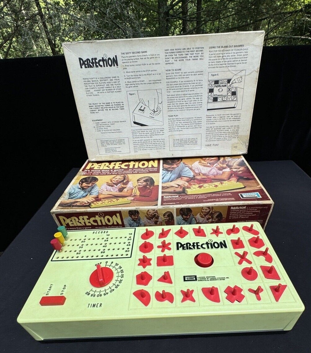 Vintage 1973 Reed Toys Shape Sorter PERFECTION GAME - Clean Works Great ...
