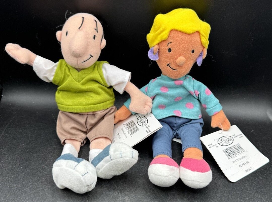 Disney Doug Mini Bean Bag Doug and Patti Set 2 Plush Stuffed Toy ...