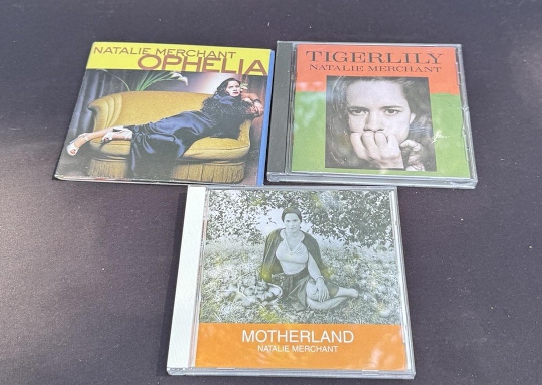 NATALIE MERCHANT CD Lot of 3 Collection Tigerlily Ophelia Motherland ...