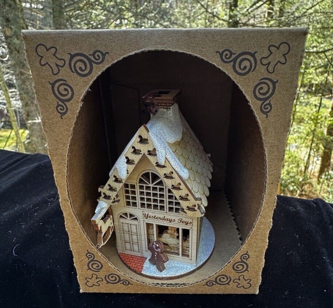 Ginger Cottages Yesterday's Toys Wooden Christmas Wood Ornament Mint in ...