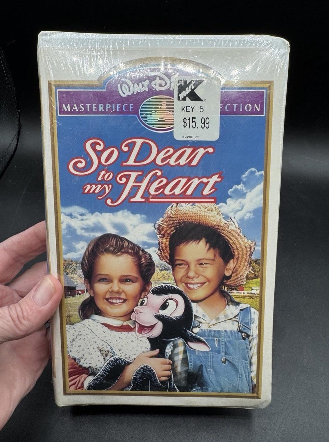 New Vintage SO Dear to My Heart Walt Disney VHS Tape Clamshell Case ...