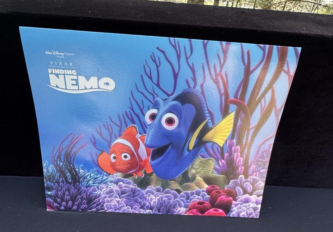 New Disney Store Exclusive Finding Nemo Lithographs Set With Portfolio ...