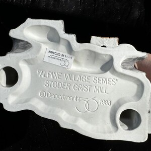 Department 56 Stoder Grist Mill 1988 Heritage Alpine Village Series ...