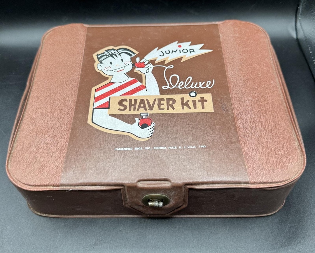 Vintage 1950’s Hassenfeld Bros. Junior Shaver Kit Toy Complete! Rare ...