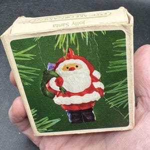 Rare 1983 Hallmark Keepsake Ornaments "jolly Santa" VINTAGE -31D - Etsy