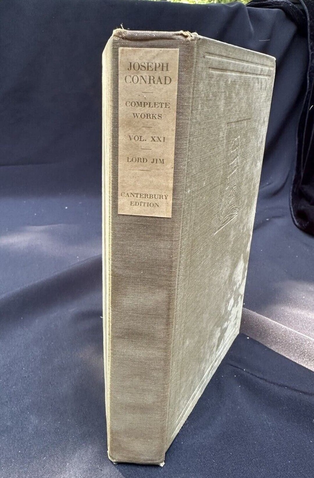 Joseph Conrad Complete Works Canterbury Edition Vol. XXI LORD JIM -bk14 ...