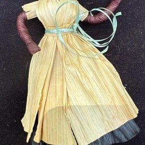 Vintage Corn Husk Woman Doll Made by Southern Highland Guild North ...