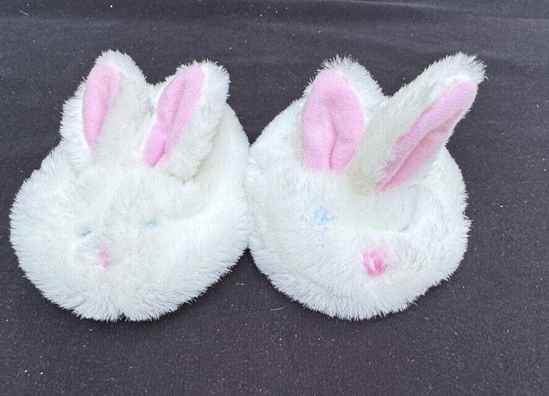Vintage Build a Bear Workshop Bunny Slippers for Stuffed Animal Friends ...