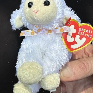 TY Beanie Babies Lot 5 EASTER Bunnies Lamb Basket Beanies & More - Etsy
