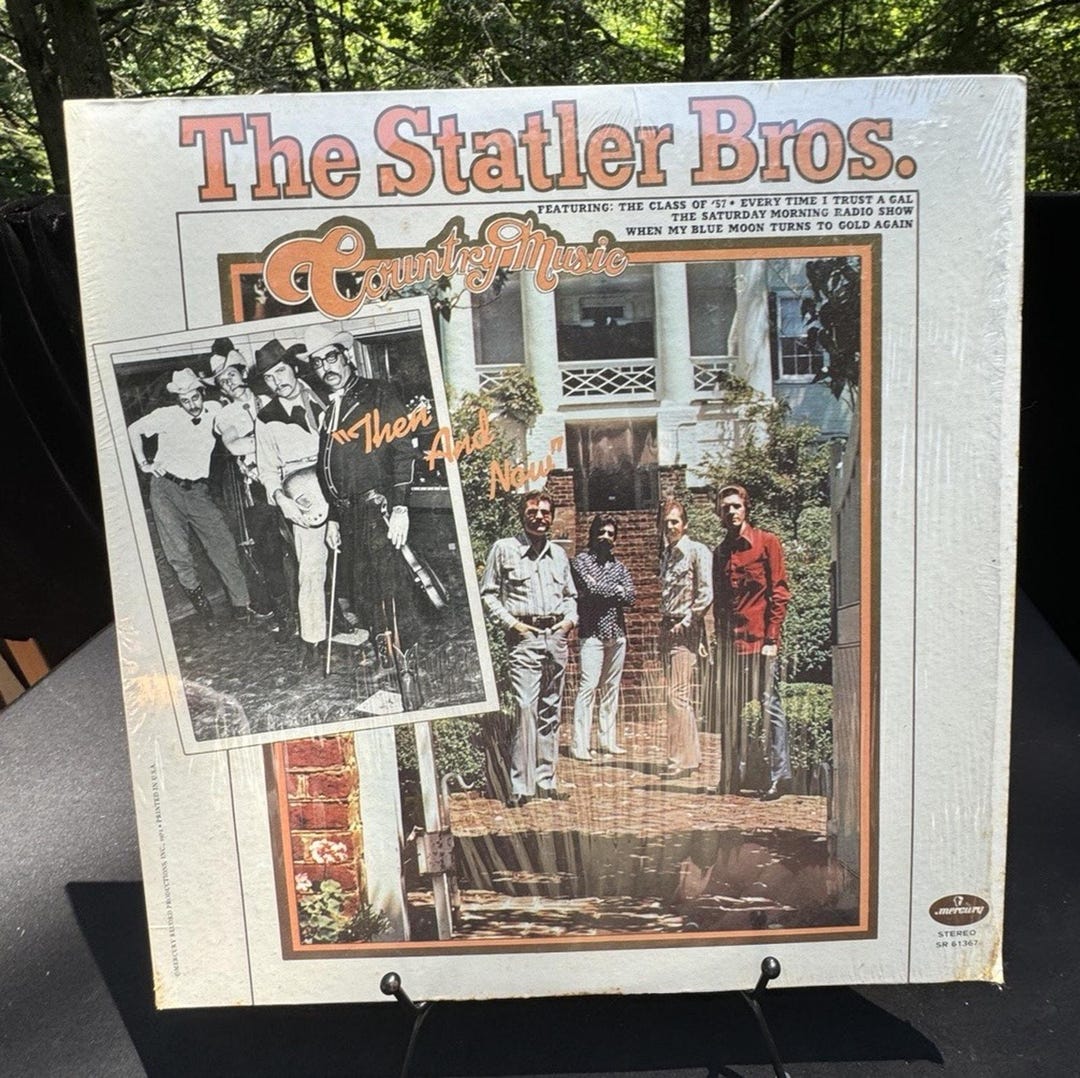 The Statler Brothers – Country Music Then and Now Vinyl LP 1972 Mercury ...