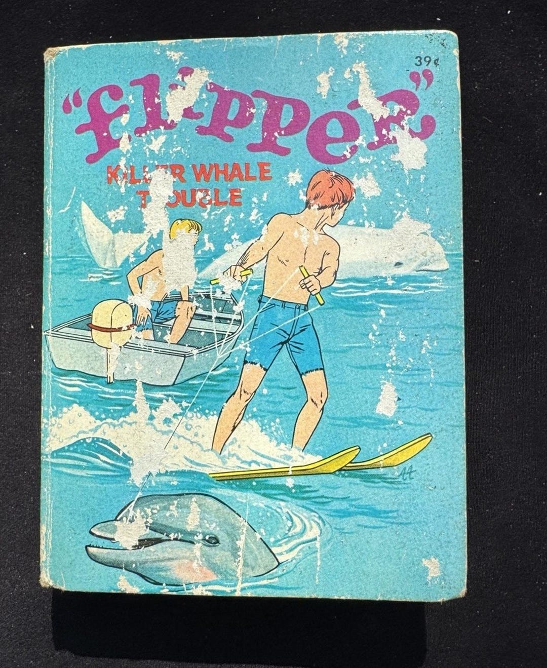Vintage 1967 “flipper” Killer Whale Trouble Whitman Big Little Book ...
