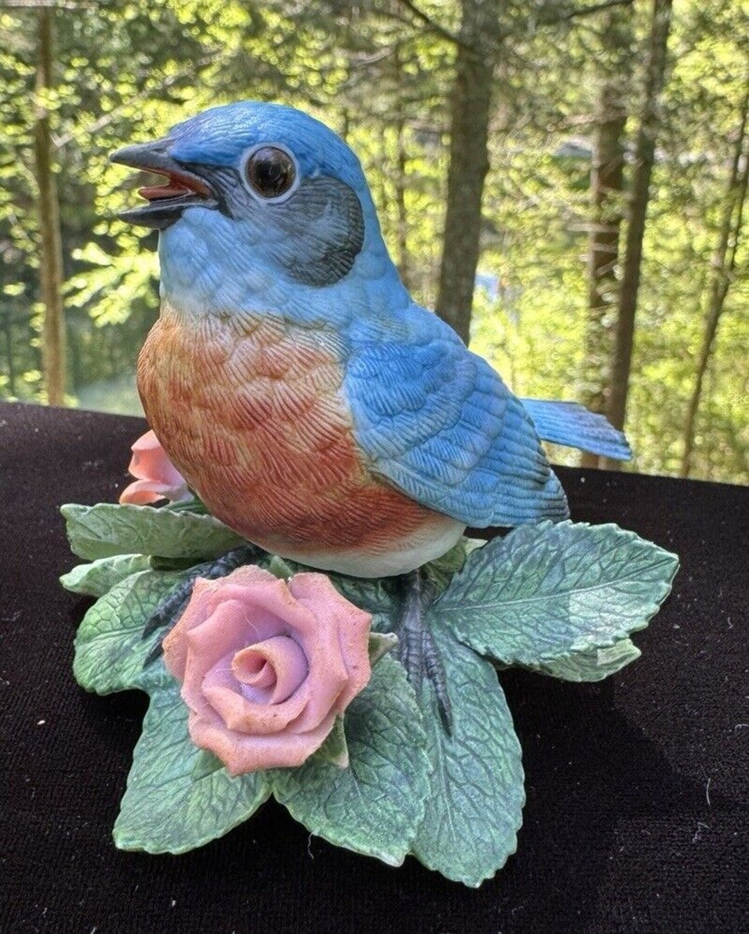 Vintage Lenox Garden Birds Collection Eastern Bluebird Fine Porcelain ...